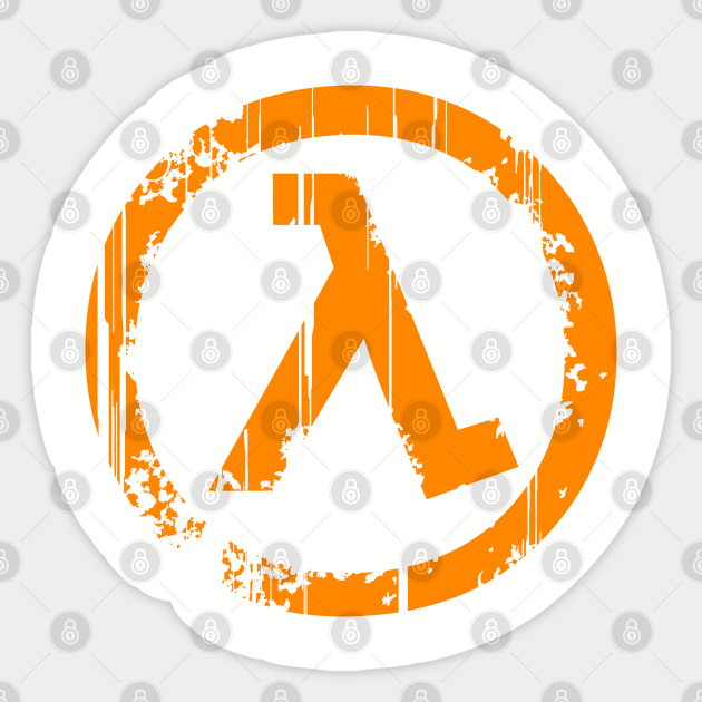 Lambda symbol - Half Life 2 - Sticker | TeePublic